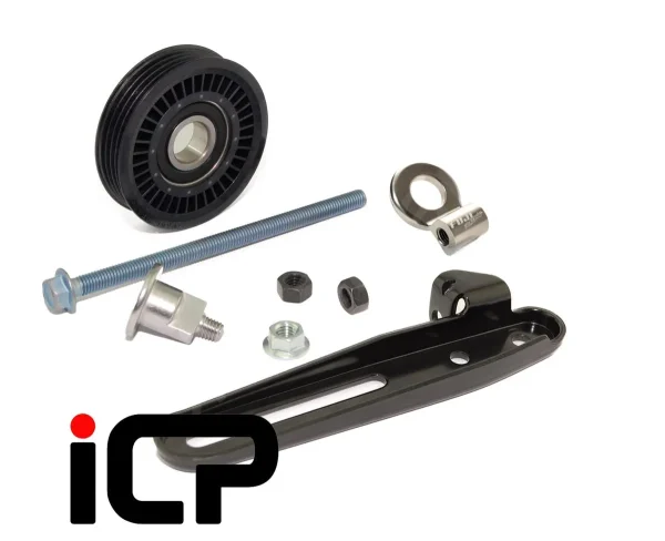 Air Con A/C Tensioner Pulley Billet Adjuster & Bracket Kit - Build ...